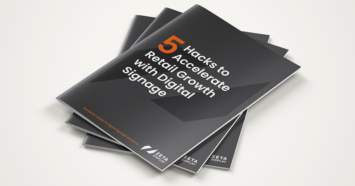 5 Hacks to Accelerate Retail Growth with Digital Signage